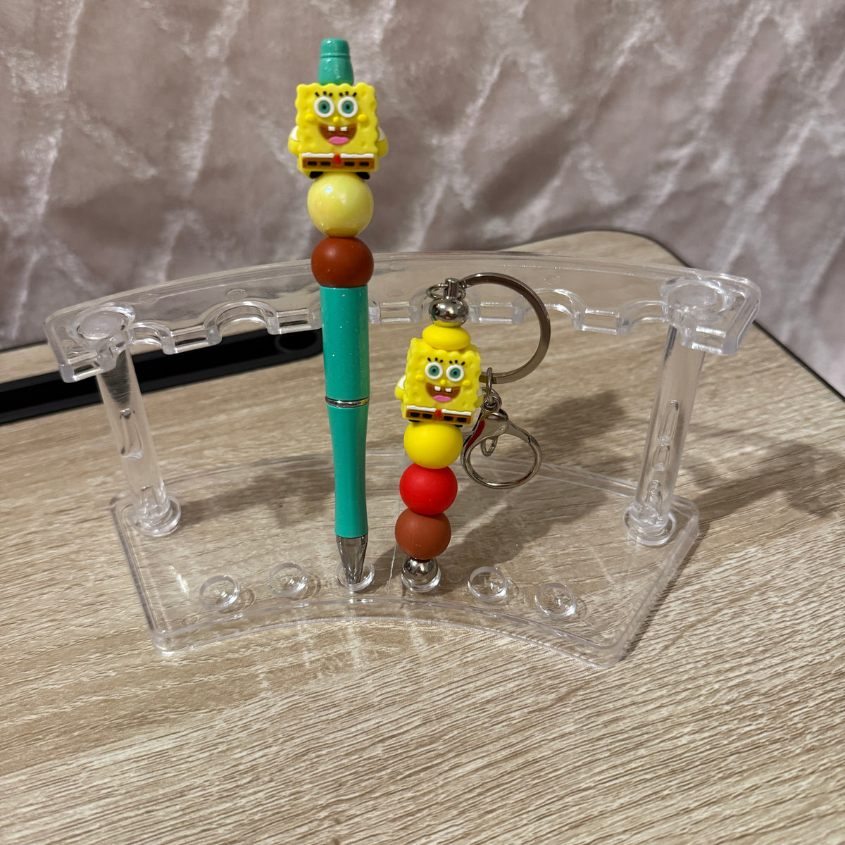 “Spongebob” Pen & Keyring Gift Set – ALP Creations