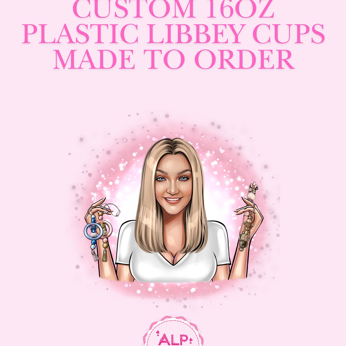 16oz Custom Plastic Libbey-Style Cup – Made to Order – ALP Creations