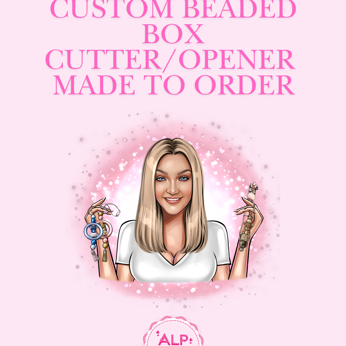 Custom Beaded Box Cutter/Opener – Made to Order – ALP Creations