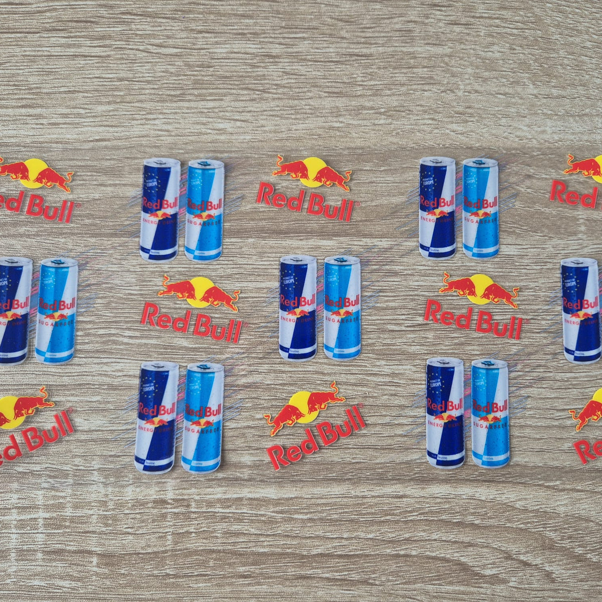 Red Bull Cans with the Red Bull Logo – ALP Creations